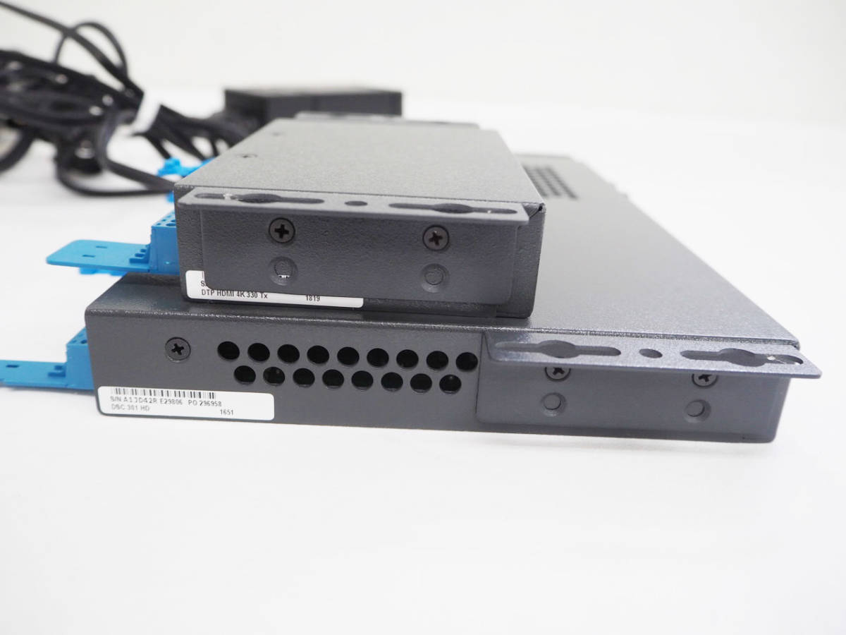 【目立った傷や汚れなし】Extron製★HDCP準拠3入力ビデオスケーラー DSC 301 HD / HDMI対応DTPトランスミッター ...