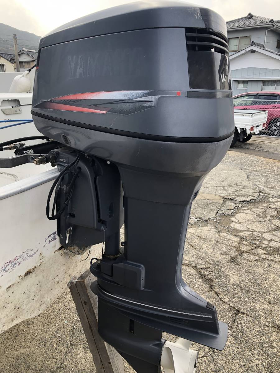 【やや傷や汚れあり】ヤマハ 船外機 140馬力 2スト 6F3 使用時間399H トランサム高さ：X UF25より外し 実働品の落札情報詳細 ...