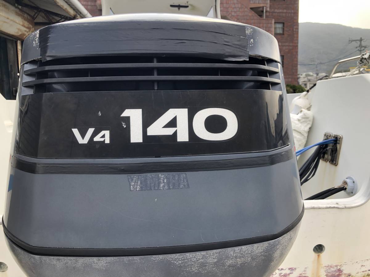 【やや傷や汚れあり】ヤマハ 船外機 140馬力 2スト 6F3 使用時間399H トランサム高さ：X UF25より外し 実働品の落札情報詳細 ...
