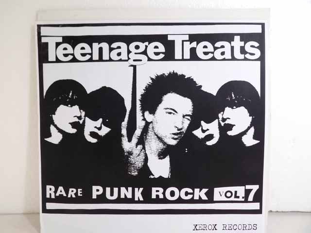 【やや傷や汚れあり】LP レコード ライナー付き / Teenage Treats RARE PUNK ROCK Vol. 7 / パンク天国 ...