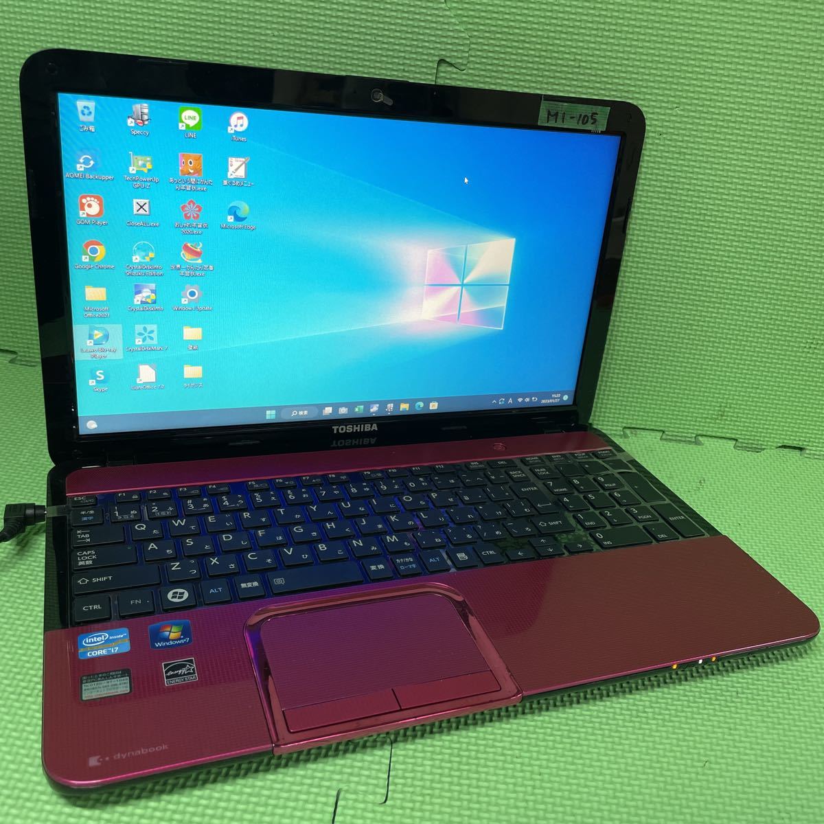 【やや傷や汚れあり】【M1-105】Windows11/新品SSD240GB【TOSHIBA dynabook T552/58FR】Core ...