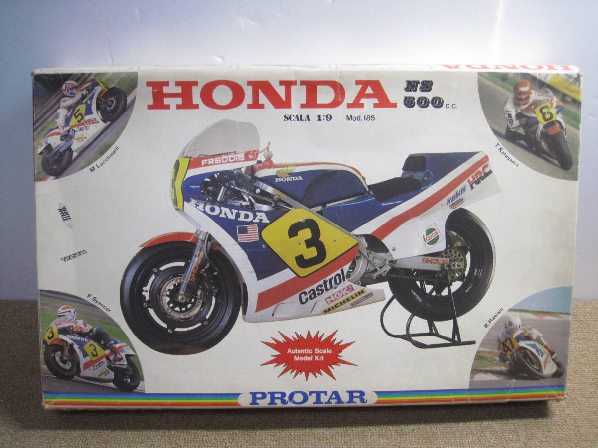 【傷や汚れあり】 ホンダ プラモデル オートバイ HONDA NE 500CC 1/9 PROTAR ITALY イタリア製 MOD. 185 ...