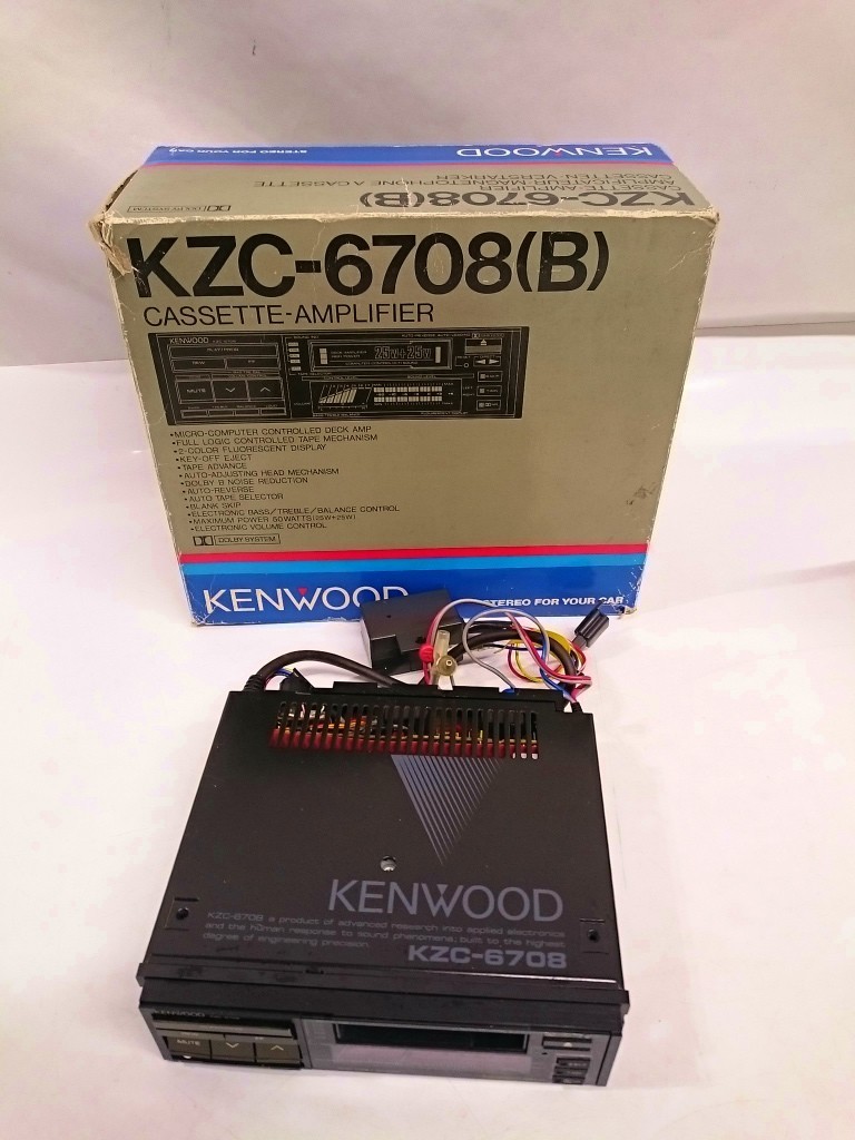 【目立った傷や汚れなし】当時物 KENWOOD ケンウッド KZC-6708 カーオーディオ カセットプレーヤー カーオーディオ 秋0104-37の落札情報詳細 - ヤフオク落札価格検索 オークフリー