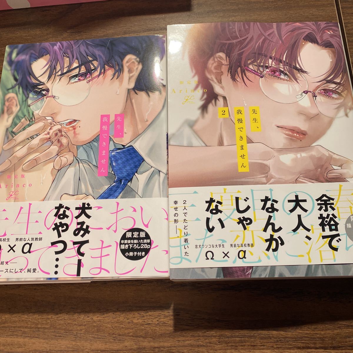 【目立った傷や汚れなし】先生、我慢できません①②限定版 小冊子／Arinco 2月刊の落札情報詳細 - ヤフオク落札価格検索 オークフリー