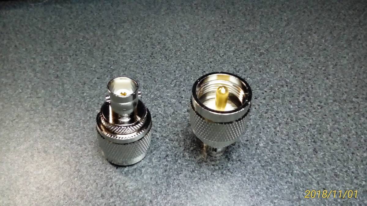【未使用】UHF-P BNC-J 変換アダプタ UHFオス-BNCメス (M型オス-BNCメス M-P BNC-J) の落札情報詳細| ヤフオク落札価格情報 オークフリー