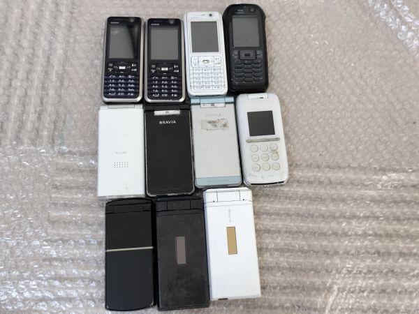 【傷や汚れあり】動作未確認 ジャンク ガラケー 11台まとめ出品 docomo SO706i/SO902i/SO902iwp+/SO903i ...