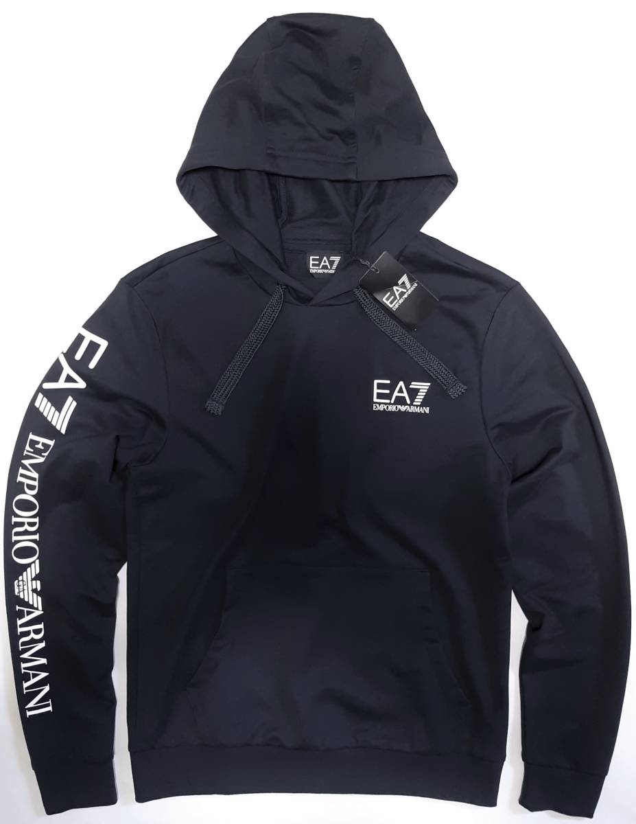 【未使用】[新品] EA7 / EMPORIO ARMANI 袖ロゴ入りとなる【メンズ・スウェットパーカー】 2022-23年秋冬モデル サイズ：XXL(54相当) 色：紺の落札情報詳細 ...