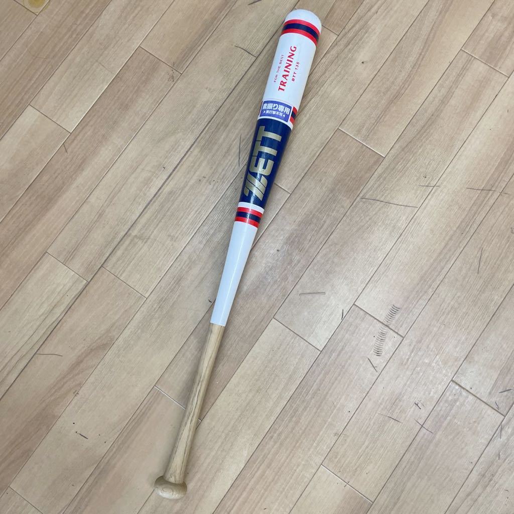 【やや傷や汚れあり】ZETT ゼットトレーニングバット 木製 85cm 平均1150g BTT135の落札情報詳細 - ヤフオク落札価格検索 オークフリー
