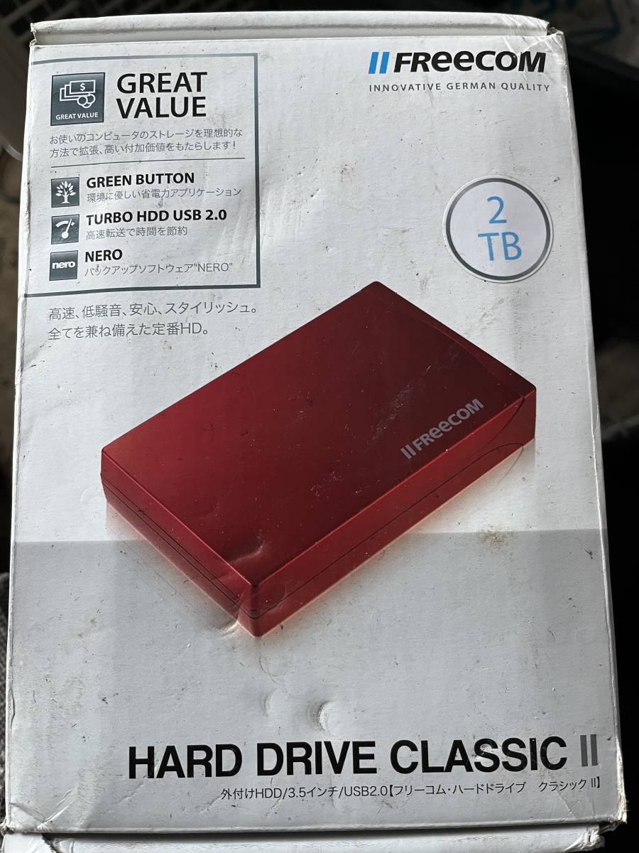 【やや傷や汚れあり】FREECOM フリーコム 外付HDD 3TB x 4 ＝ 合計 12TB HARD DRIVE XS 3.0 別途おまけ1台付属の落札情報詳細 - ヤフオク落札価格検索 ...