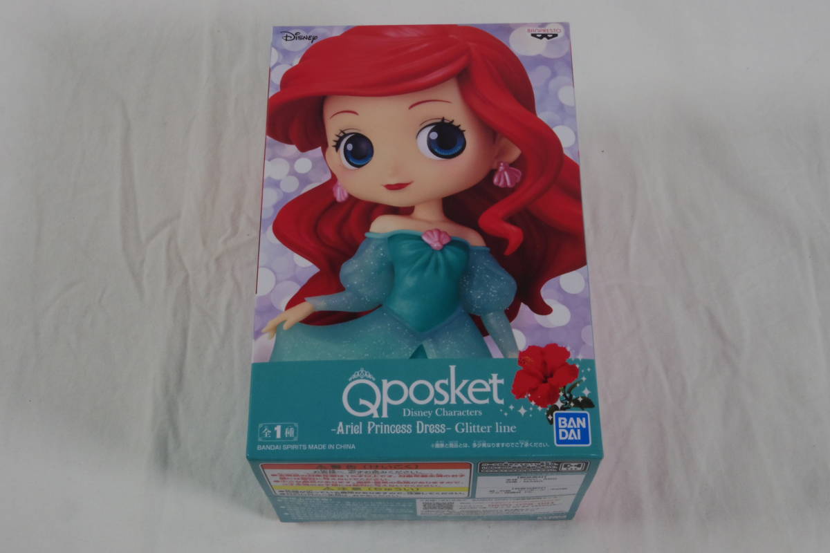 【未使用】10/Y811★未開封★Q posket Disney Characters -Ariel Princess Dress- Glitter line ★アリエルの落札情報詳細 ...