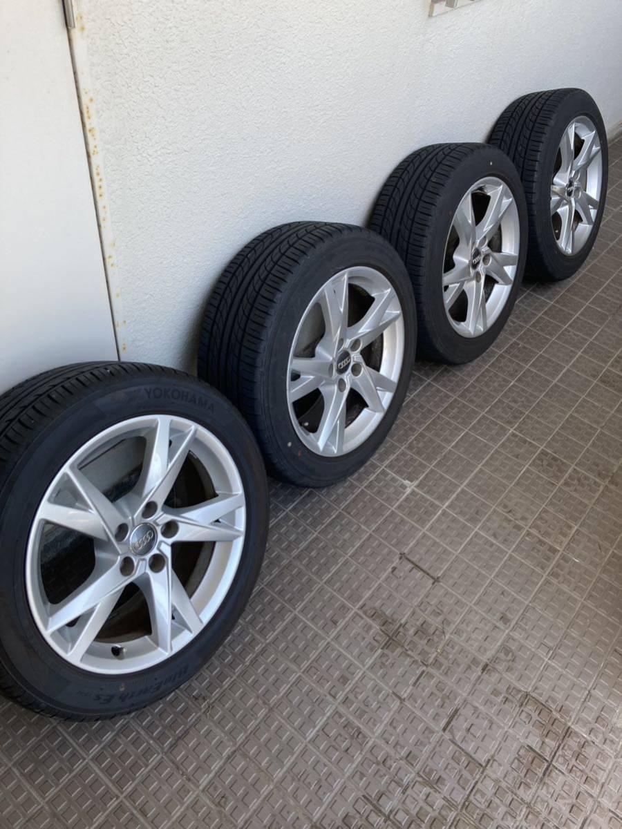 【傷や汚れあり】☆アウディ 8W A4 純正 17インチ☆PCD112 7J +42☆ヨコハマタイヤ ECOS☆夏用タイヤ4本セット☆225/50R17 94V☆AUDI A4 アバントの落札 ...
