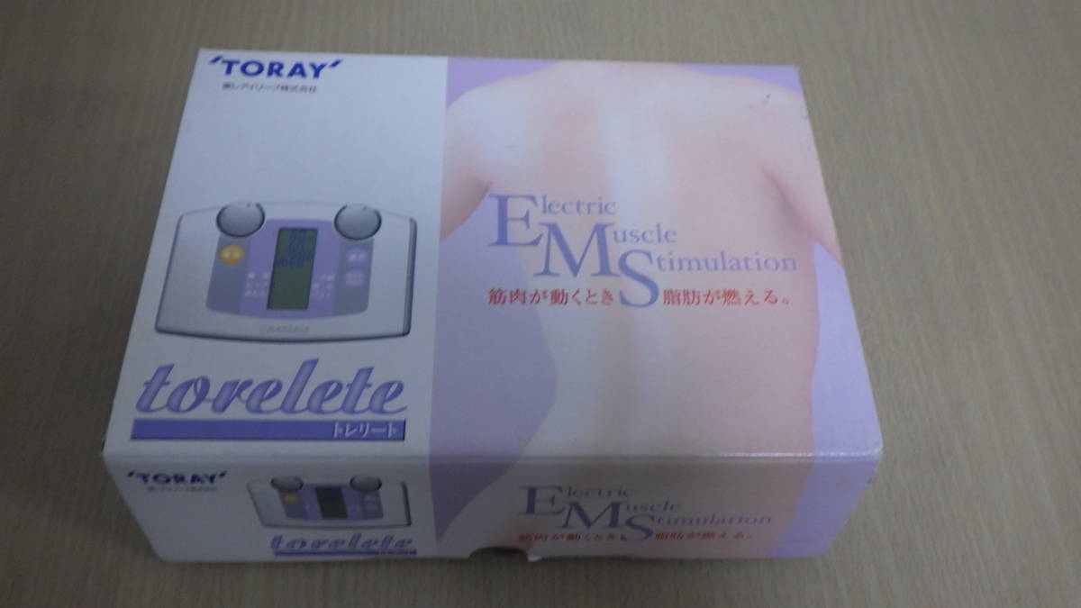 【やや傷や汚れあり】「5034/S2A」東レ TORAY トレリート EM1 torelete EM1 EMSフィットネスマシーン 楽して筋トレ 腹筋 ダイエットの落札情報詳細 - ヤフオク ...