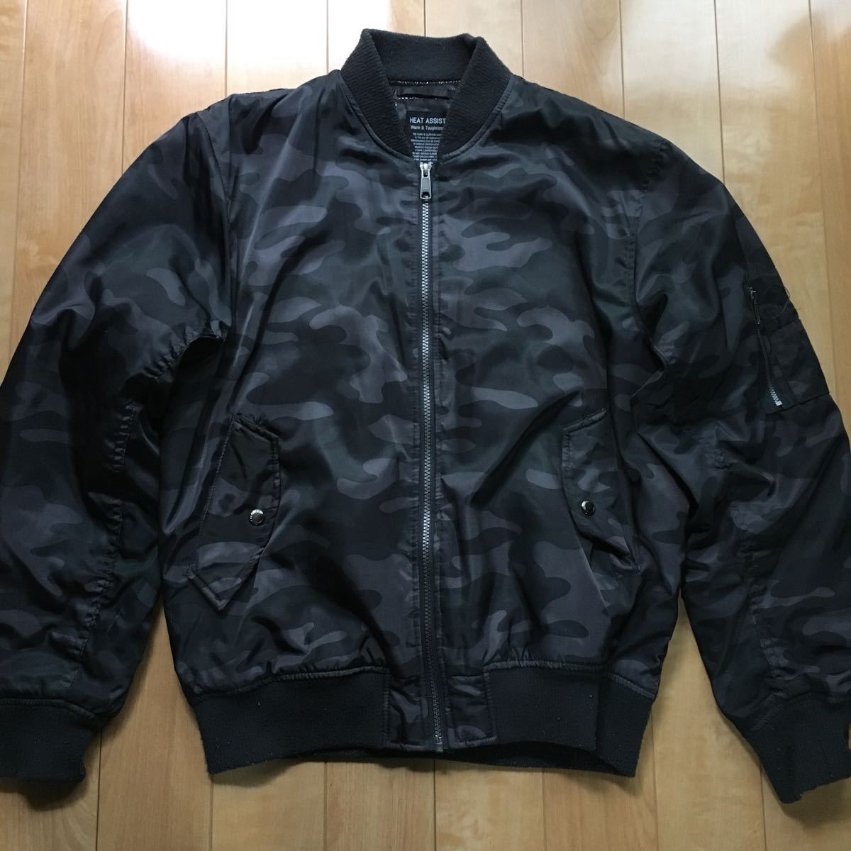【目立った傷や汚れなし】ワークマン 裏アルミMA-1タイプジャンパー 定価2900円 523-6-96 カモフラブラック ヒートアシスト WORKMANの落札情報詳細 - Yahoo ...
