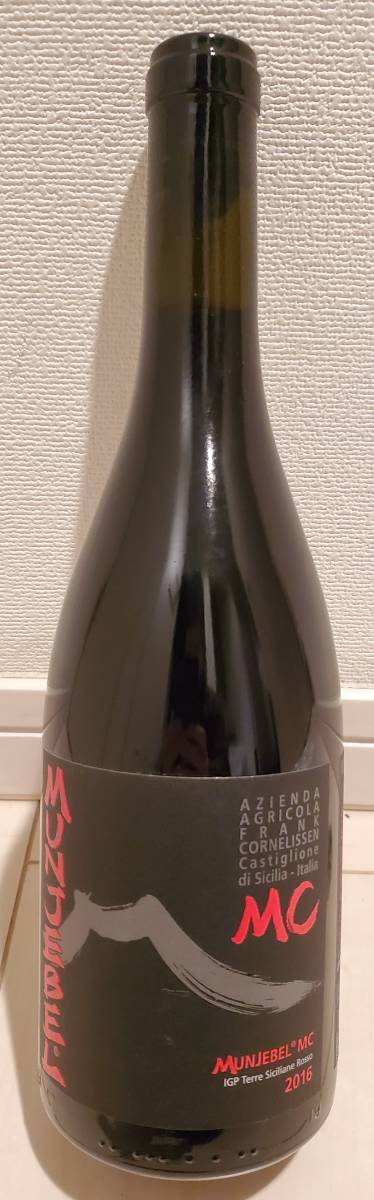 【未使用】Frank Cornelissen Munjebel Rosso MC Monte Colla 2016 750ml フランクコーネ ...