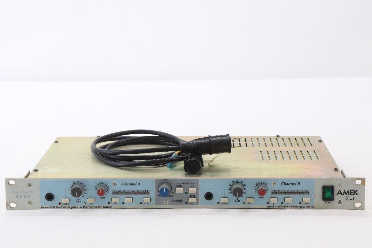 【傷や汚れあり】AMEK System 9098 Dual Microphone Amplifier マイクプリアンプ（HA) 1279 ...