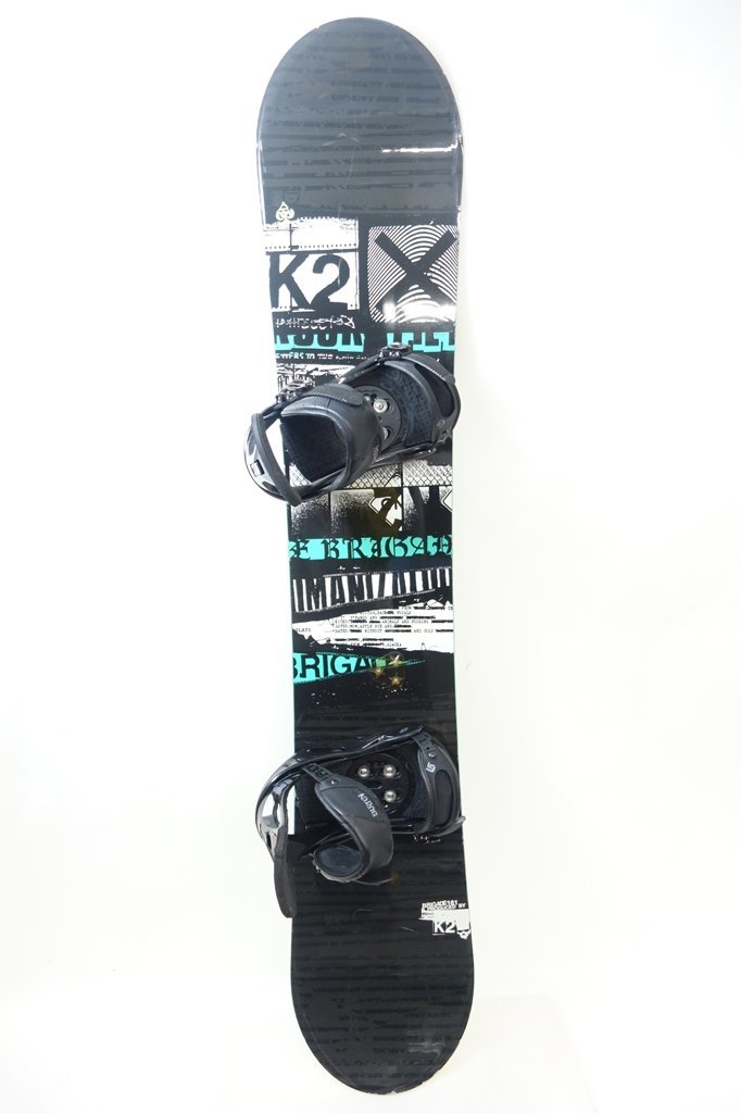 【傷や汚れあり】中古 11/12 K2 BRIGADE 161cm BURTON ビンディング付き スノーボード ケーツー ブリゲード ...