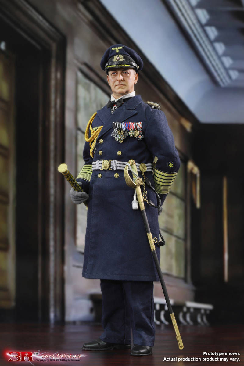 【未使用】3R 1/6 WW2 ドイツ海軍 総司令官 エーリヒ・レーダー 未開封新品 GM650 検） DID DAMTOYS Facepoolfigure AlertLine EASY ...