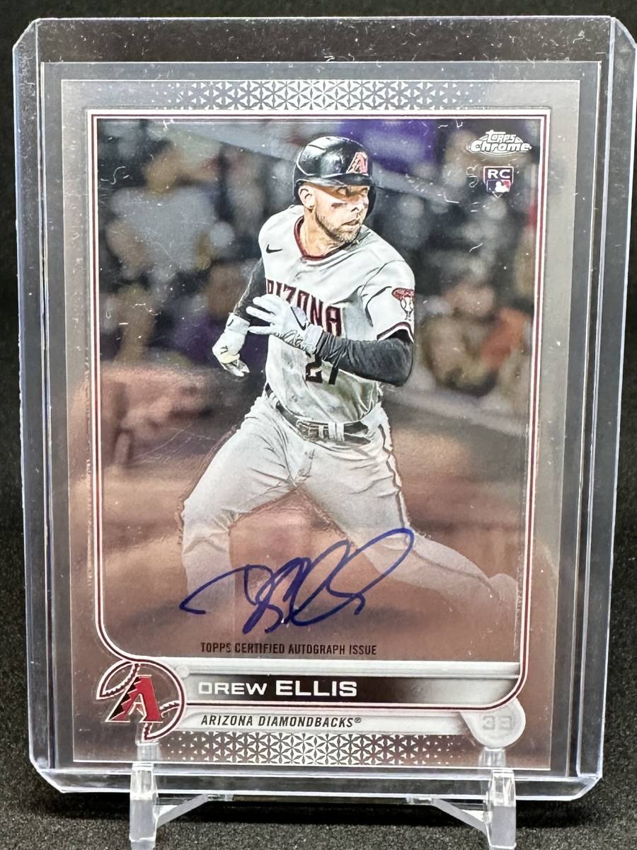 【目立った傷や汚れなし】ドリュー・エリス 2022 Topps Chrome Drew Ellis #RA-DE ダイヤモンドバックス ...