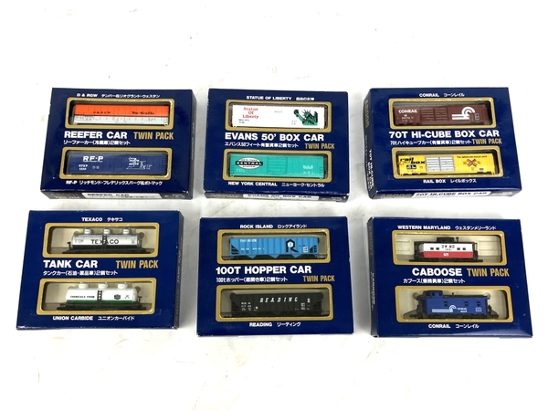 【全体的に状態が悪い】MICRO ACE マイクロエース TWINPACK A8001 A8002 A8004 A8005 A8006 A8007 6個セット 鉄道模型 Nゲージ ジャンク ...