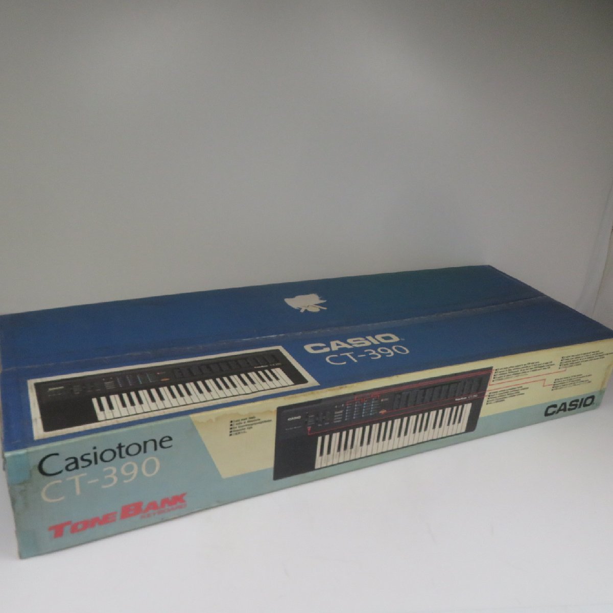 【未使用】【新品未使用】 CASIO TONEBANK ELECTRONIC PIANO CT-390 カシオ キーボード 電子ピアノ トーン ...