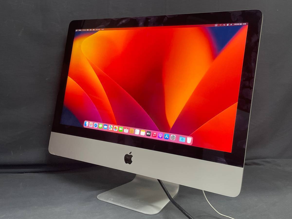 【やや傷や汚れあり】【良品♪】Apple iMac 2017 Retina 5K(A1418)21.5インチ[Core i7 7700K 3.6GHz/RAM:16GB ...