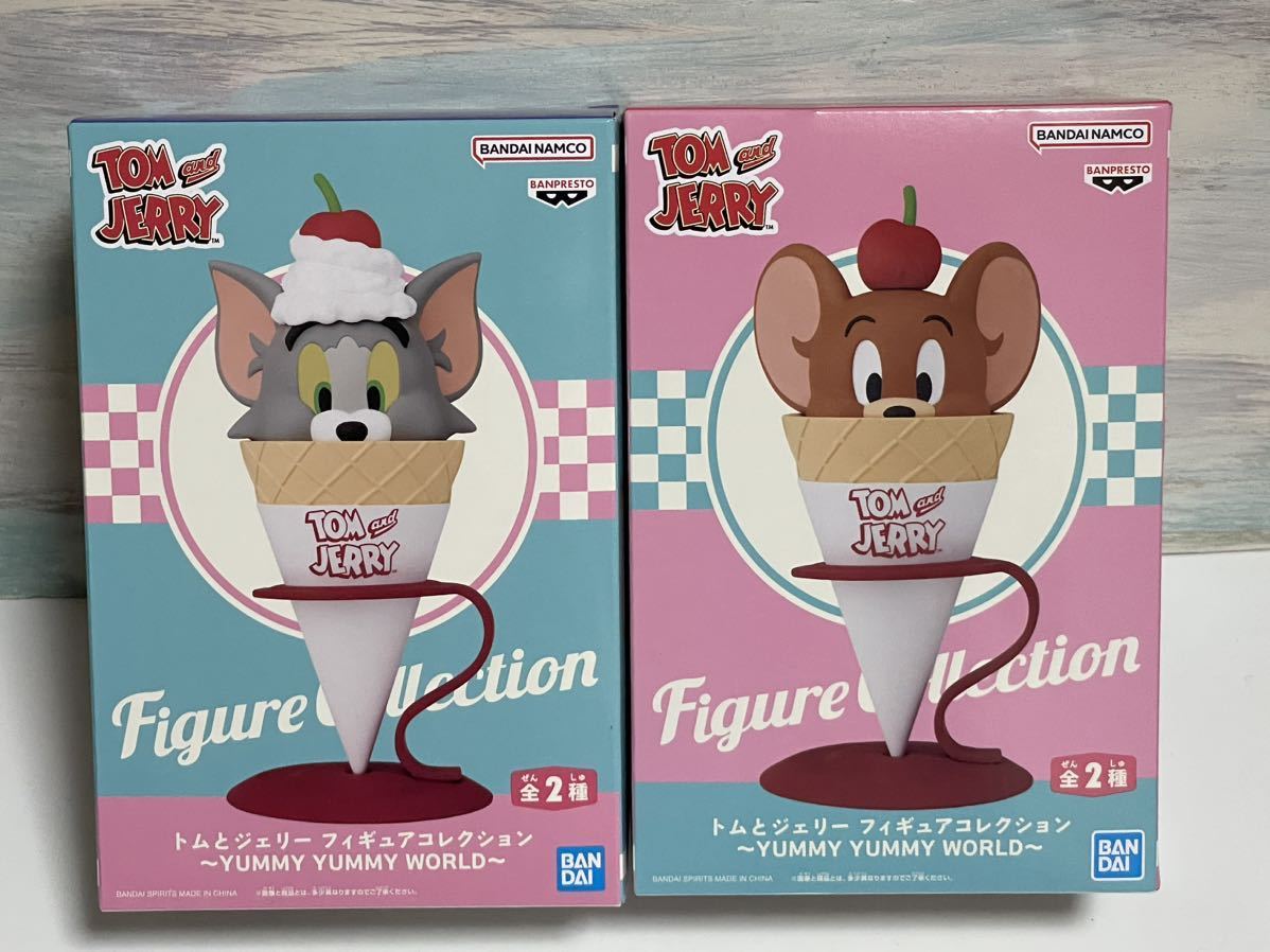 【未使用】トムとジェリー フィギュアコレクション～YUMMY YUMMY WORLD～ A B 全2種セット TOM AND JERRY ...