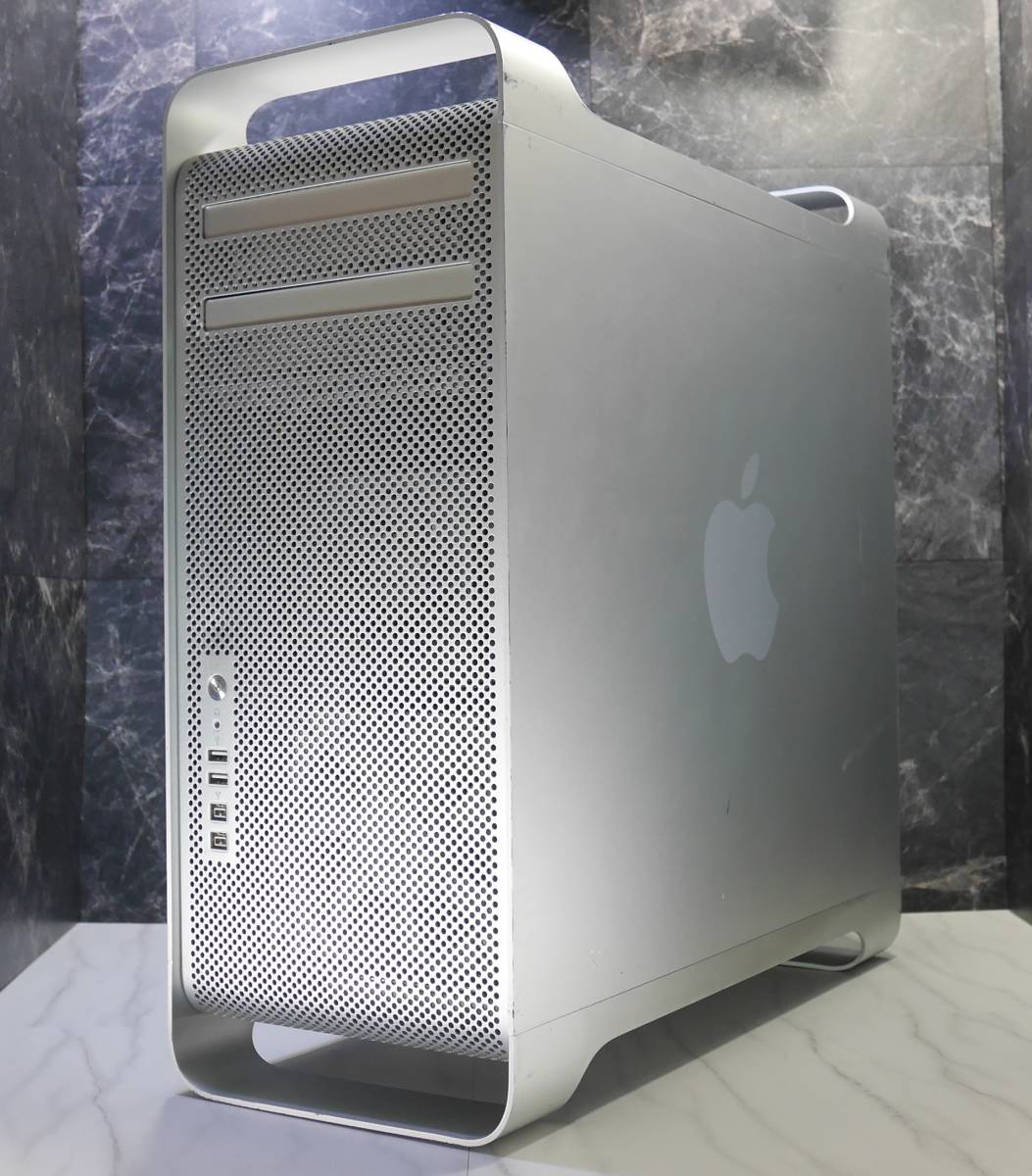 【目立った傷や汚れなし】Apple Mac Pro A1289 intel Xeon 2.66GHz Quad-Core/メモリECC8G/SSD128G+HDD640G/OSX EI ...