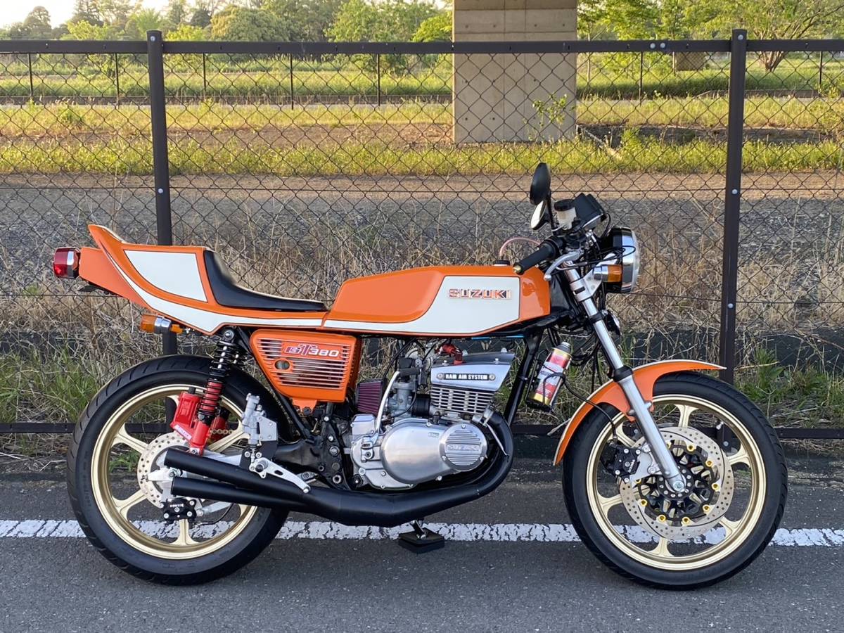 【目立った傷や汚れなし】GT380 サンパチ フルカスタム カフェレーサー 美車の落札情報詳細 - ヤフオク落札価格検索 オークフリー