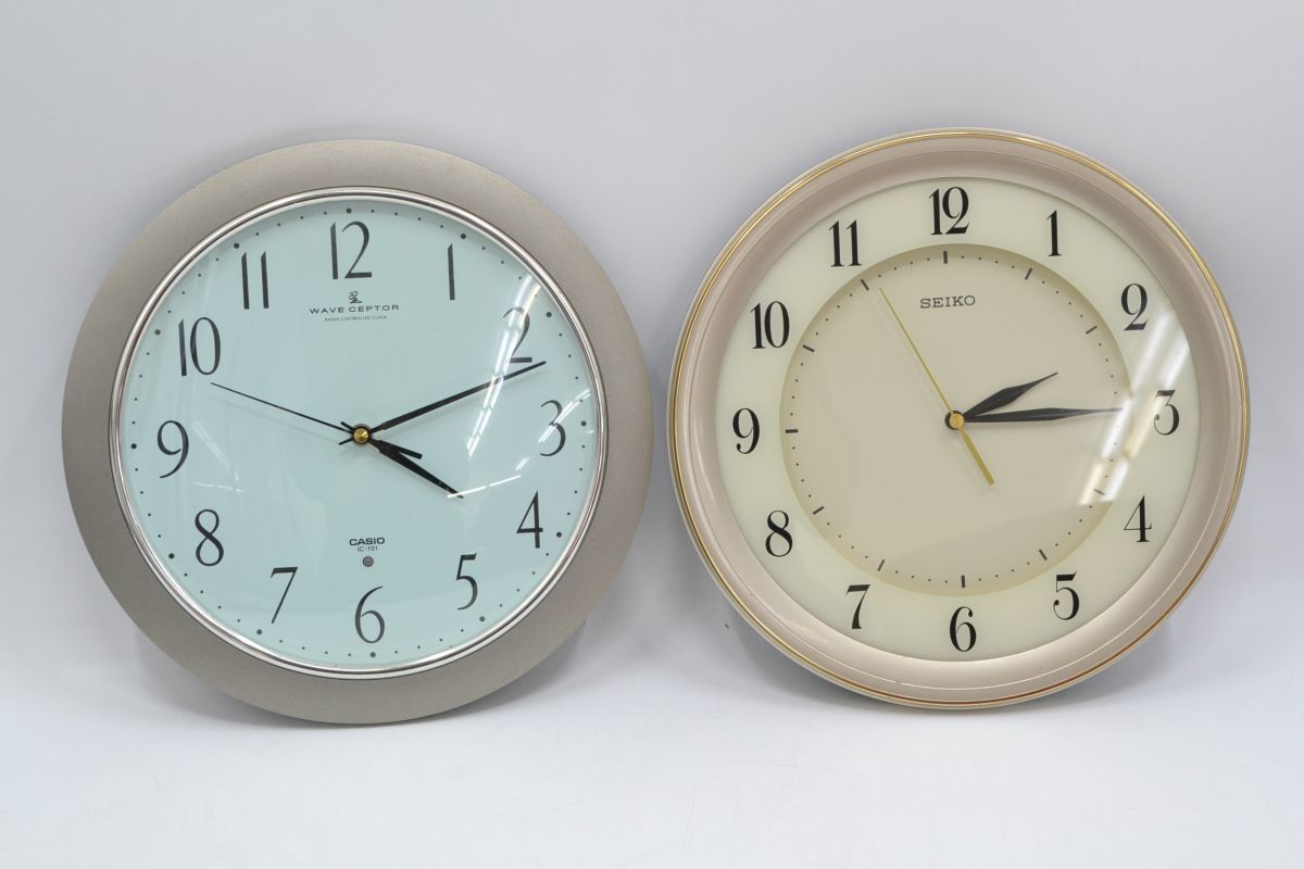 【傷や汚れあり】棚9.A429 SEIKO KX348B 電波掛時計の落札情報詳細 - ヤフオク落札価格検索 オークフリー