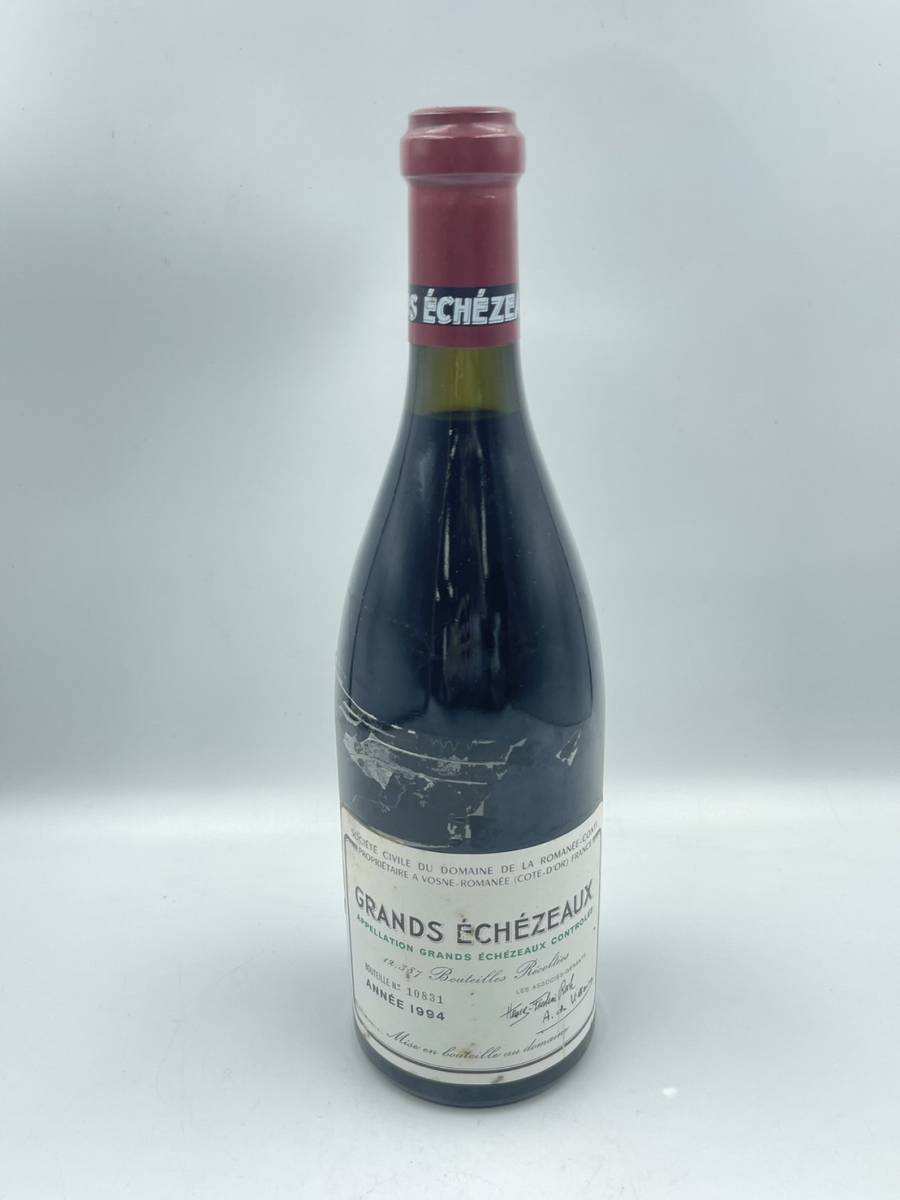 【傷や汚れあり】A276500(054)-291/HK280000 酒 ワイン GRANDS ECHEZEAUX 1994 グラン エシェゾー 15度未満 750ml の落札情報詳細 ...