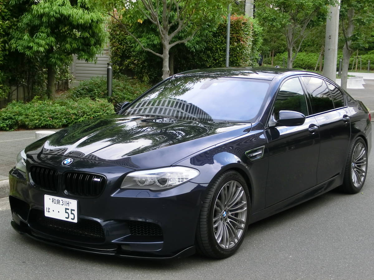 【走行距離 85,400 km】H24年後期(F10)極上!「BMW-M5-4,4LTwinturbo/560馬力/7速パドル/見参!」売切!本革ベンチレーションシート/M-Driveナビ ...
