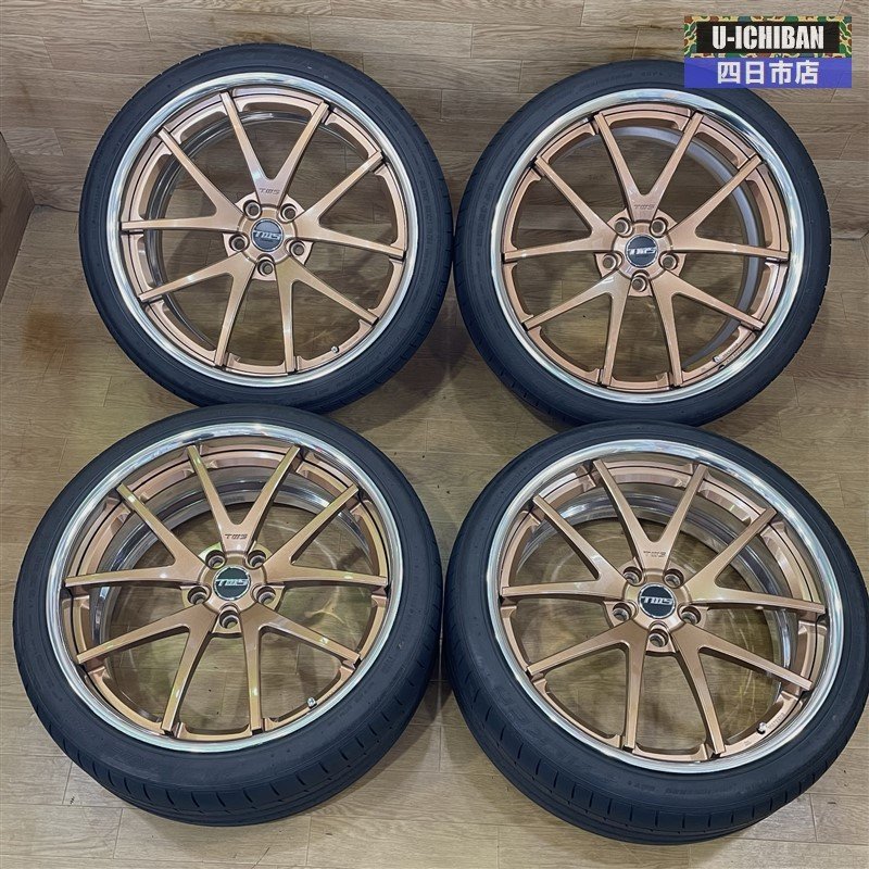 【傷や汚れあり】ホイール良品 TWS ライツェント WS05 20インチ×9.5 +45 5H 114.3 ファルケン アゼニス FK453 245/35R20 95Y アルファード等に ...