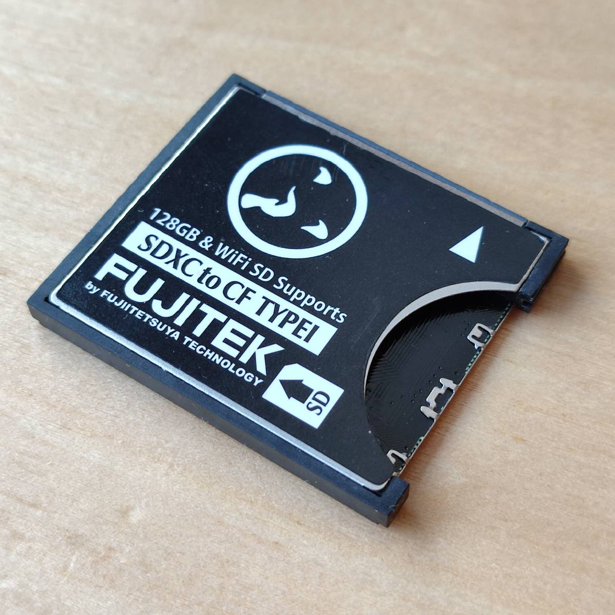 【目立った傷や汚れなし】FUJITEK コンパクトフラッシュ SDカード 変換アダプタ SDXC to CF typeI (125GB&WiFi SD Supports)の落札情報詳細 ...