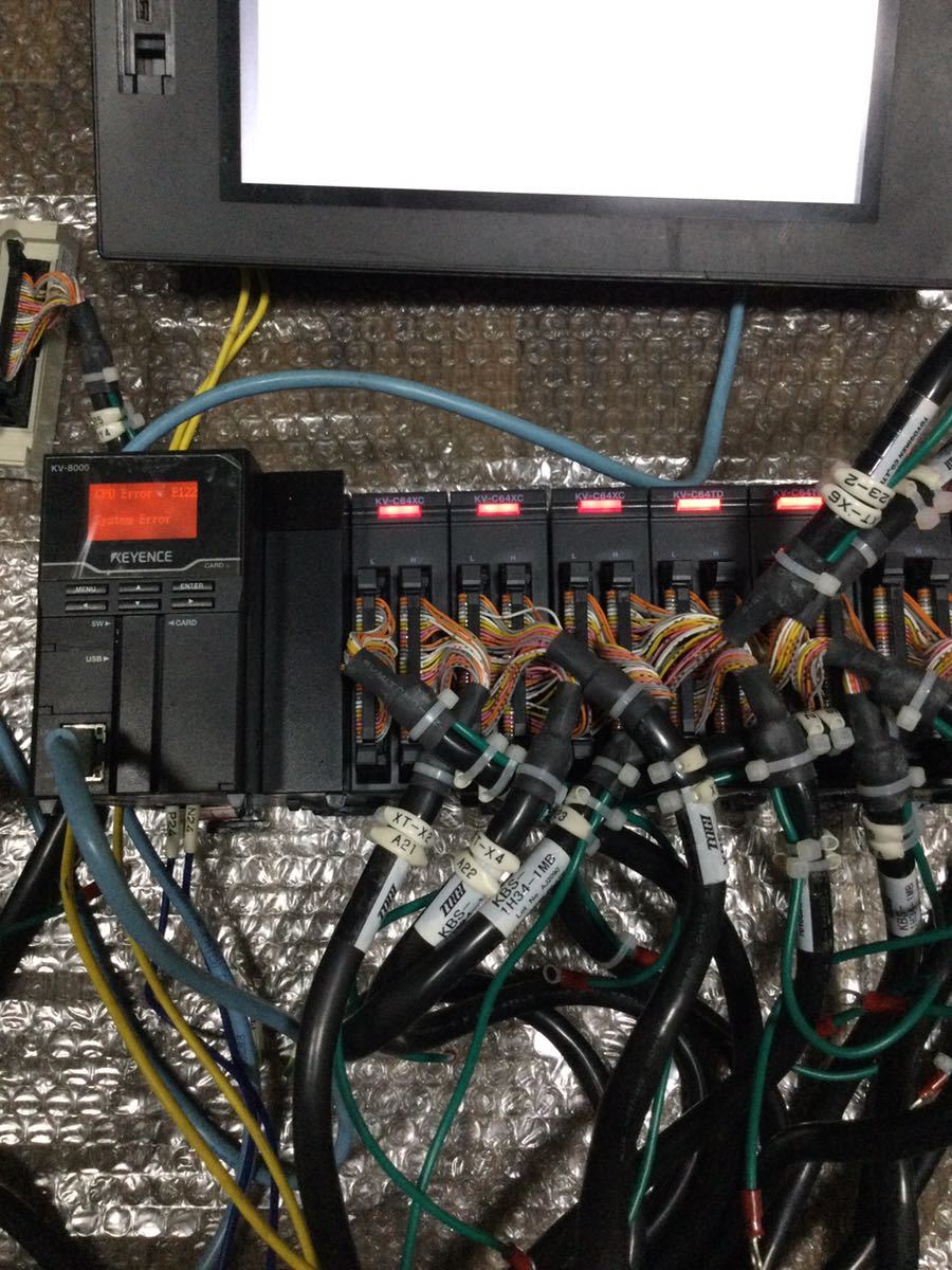 【やや傷や汚れあり】KEYENCE VT5-X10/KEYENCE KV-8000/KV-C64XC 3つ/KV-C64TD 3つ/ KV-LH20V(14セット)の落札情報詳細 ...