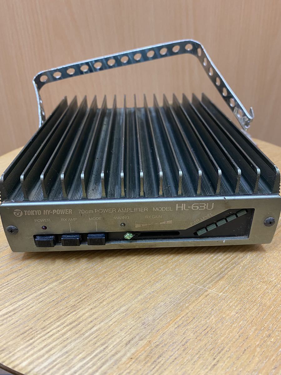 【傷や汚れあり】 《動作未確認》TOKYO HY-POWER 東京ハイパワー 70cm POWER AMPLIFIER アンプ HL-63U ...
