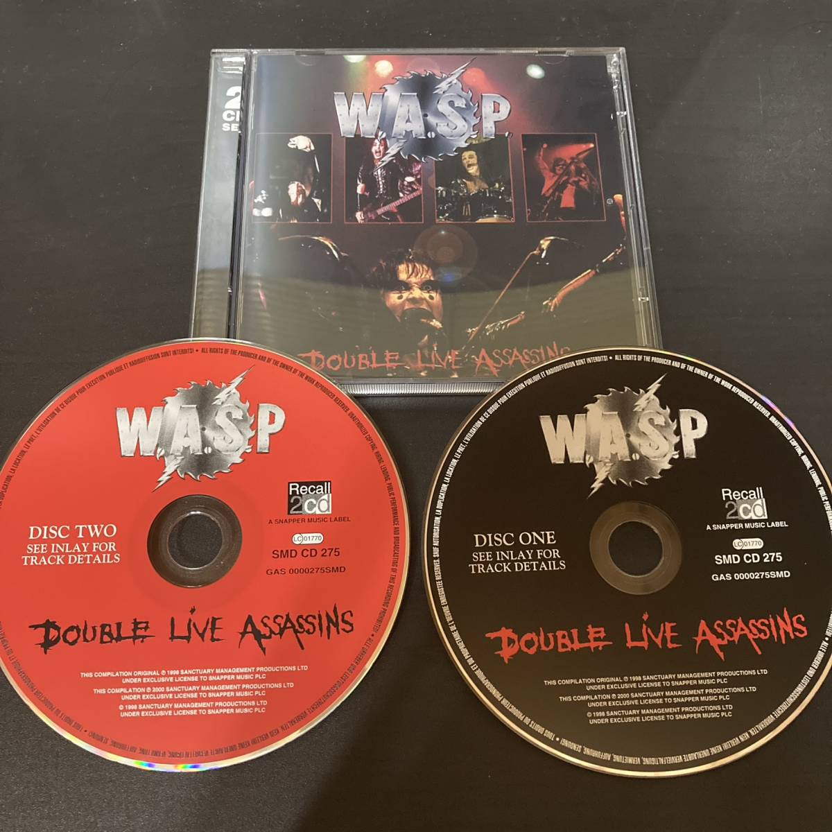 【目立った傷や汚れなし】ワスプ W.A.S.P. ★ DOUBLE LIVE ASSASSINS / 2CD ★ WASP MOTLEY ...