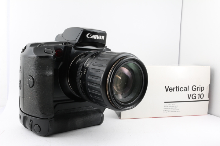 【目立った傷や汚れなし】★希少品★ CANON EOS 5QD + VG-10 + EF 35-135mm F4-5.6 USM #F175の ...