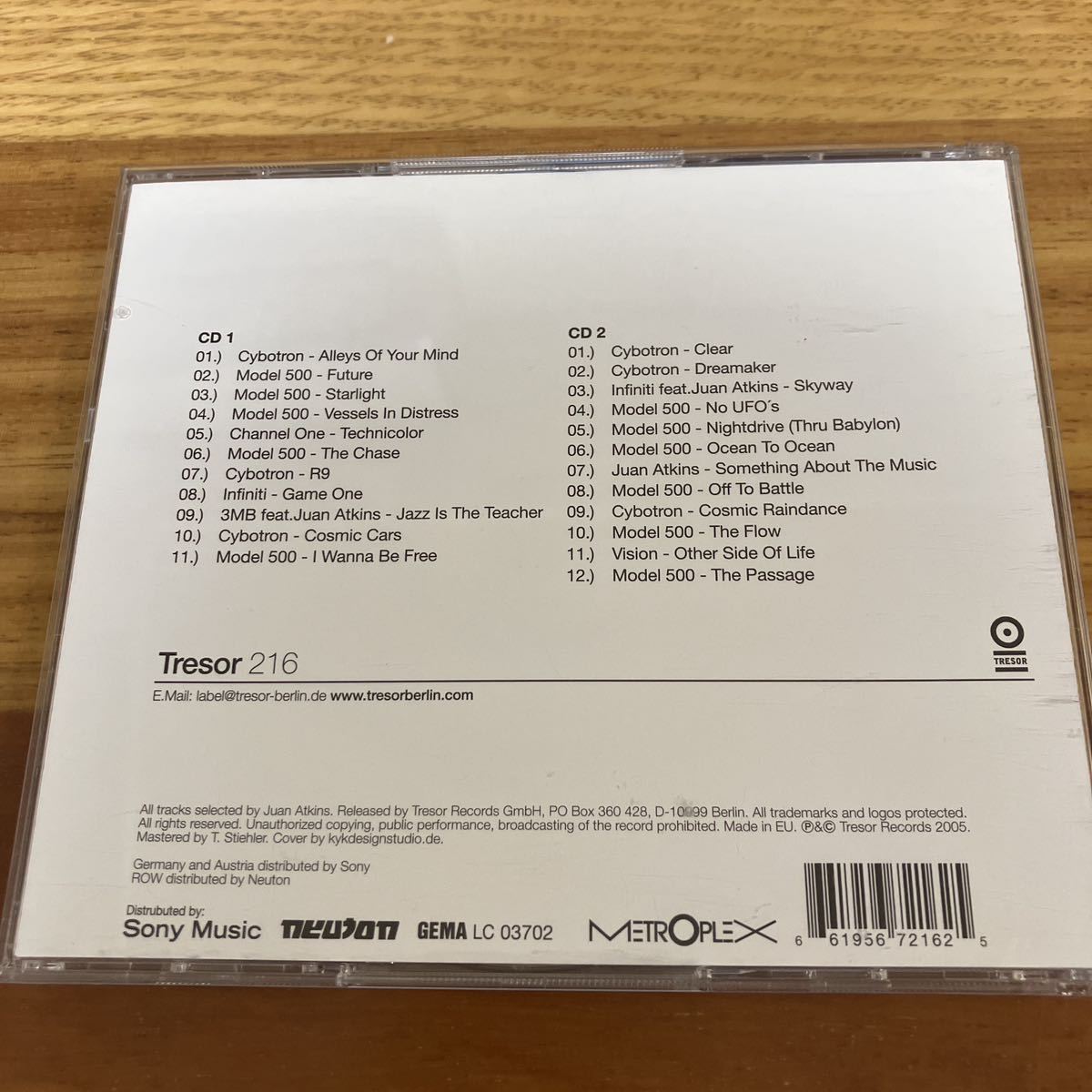 【やや傷や汚れあり】2005年 オリジナル盤 JUAN ATKINS /20 years 1985-2005 cybotron.model ...