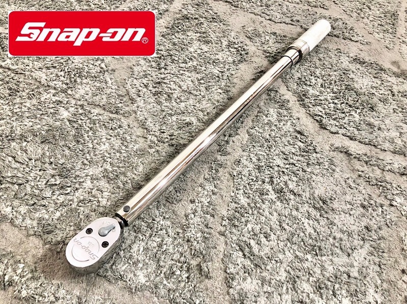 【傷や汚れあり】Snap-On/スナップオン 1/2インチ トルクレンチ 50-250フィート/ポンド 全長61cm QD3R250 工具 ...