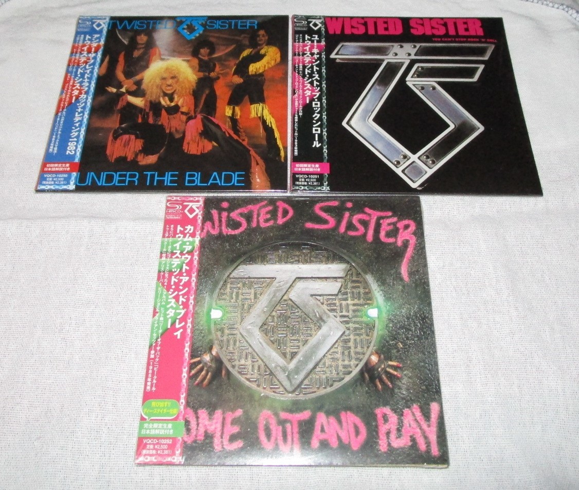 【未使用】レア盤 ヘヴィ・メタル Twisted Sister トゥイステッド・シスター / 紙ジャケット SHM-CD 5枚セットの落札情報詳細 - ヤフオク落札価格検索 オークフリー