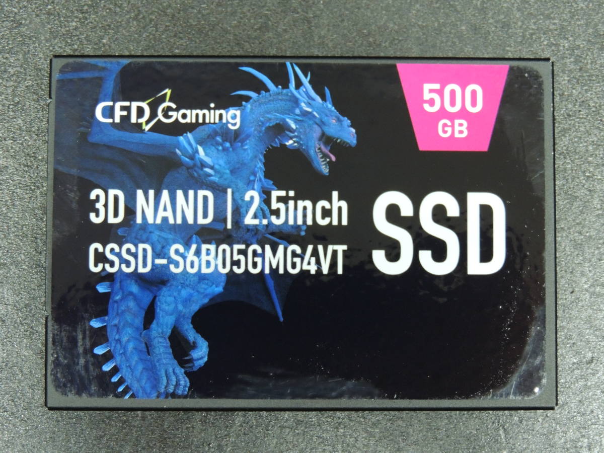 【やや傷や汚れあり】【検品済み/使用993時間】CFD Gaming 3D NAND SSD 500GB CSSD-S6B05GMG4VT 管理:B-29の落札情報詳細 - ヤフオク落札価格 ...