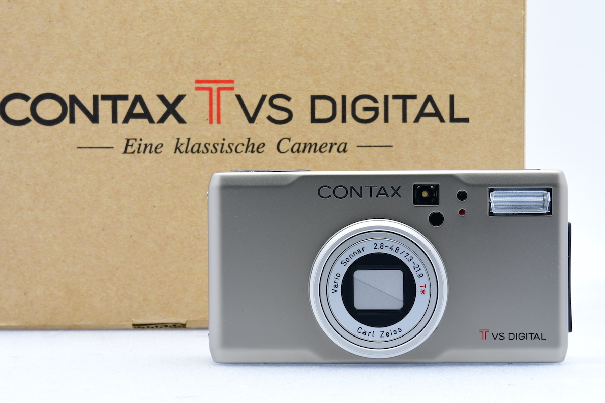 【全体的に状態が悪い】CONTAX TVS DIGITAL / Carl Zeiss Vario Sonnar 7.3-21.9mm F2.8-4.8 T* コンタックス デジタルコンパクト ...