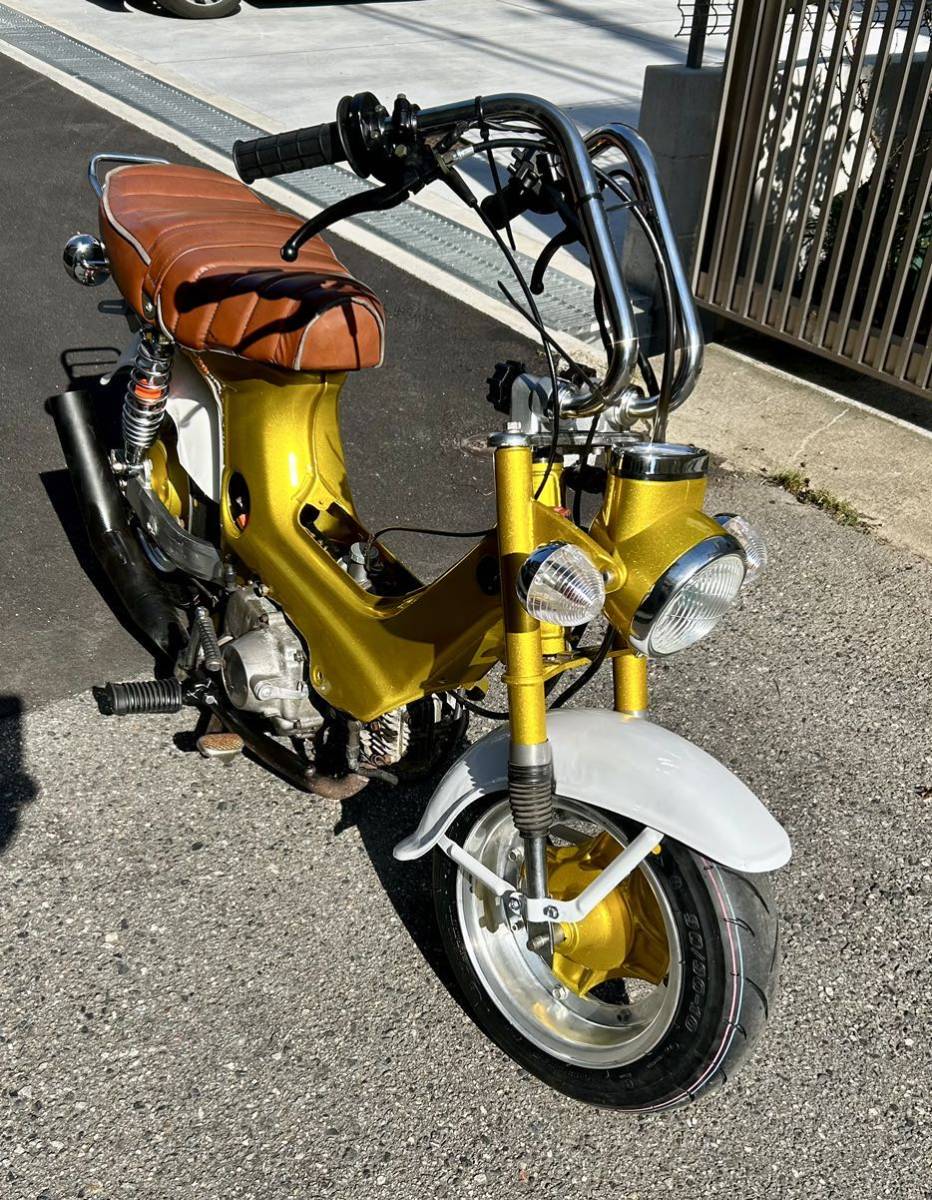 【傷や汚れあり】全国発送可能シャリーCF50 車高短カスタム浜松仕様2ウレタン全塗装ボアアップ75国産リターン4速3.5J検モンキーゴリラ ...