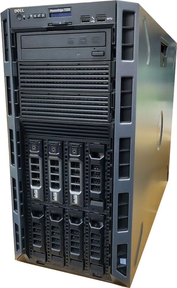 【やや傷や汚れあり】 [Windows Server 2012 R2] タワー型サーバ DELL PowerEdge T330 (4コア ...