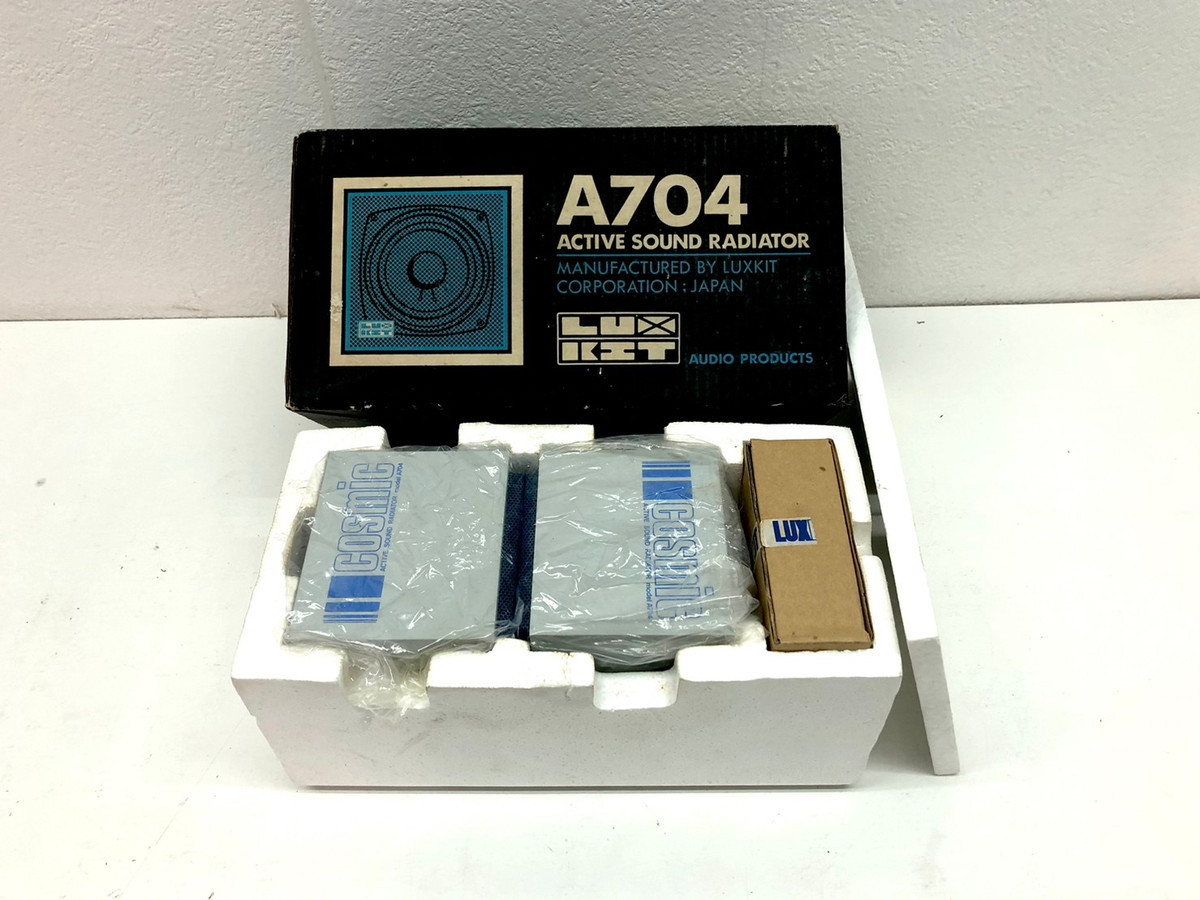 【未使用に近い】236-86 未組立 LUXKIT スピーカー A704 ペア 左右 オーディオ機器の落札情報詳細 - ヤフオク落札価格検索 ...