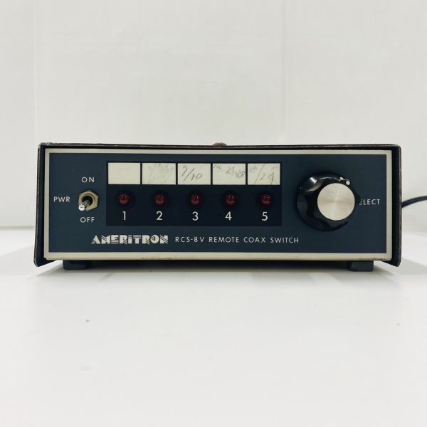 【傷や汚れあり】V240-H5-1717 AMERITRON アメリトロン REMOTE COAX SWITCH リモート同軸切り替え器 ...