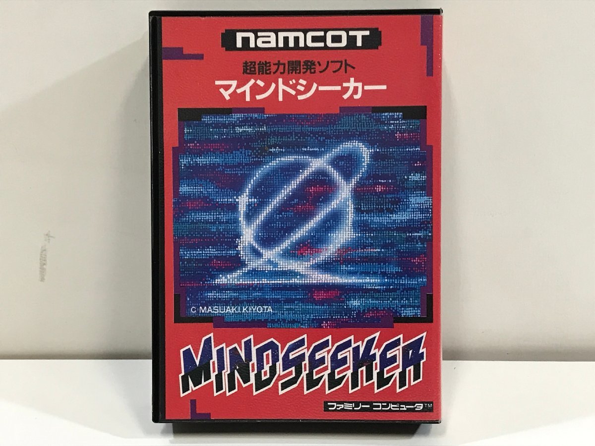【目立った傷や汚れなし】FC マインドシーカー ナムコ 《箱付き・取説付き》 namcot MINDSEEKER 超能力開発ソフト ファミコン ...