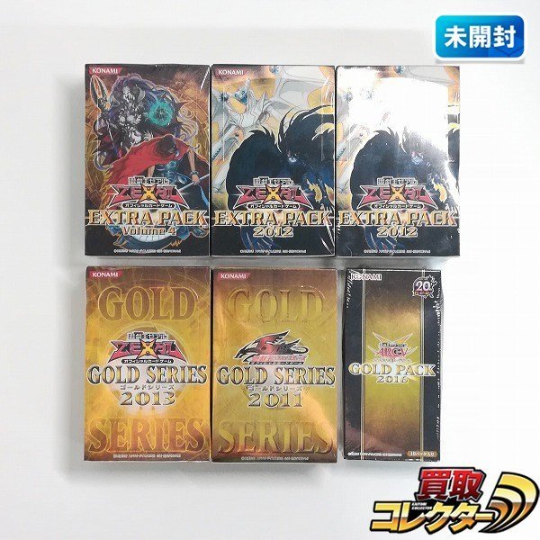 【未使用】sB303a [未開封] 遊戯王 ゼアル EXTRA PACK Volume 4 2012 GOLD SERIES 2013 5D's 2011 ARC-V GOLD PACK ...