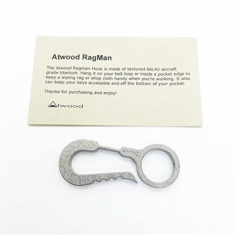 【未使用】Peter Atwood Titanium RagMan チタン / TAD GEAR タクティカル サバイバル 防災 EDCツール ...