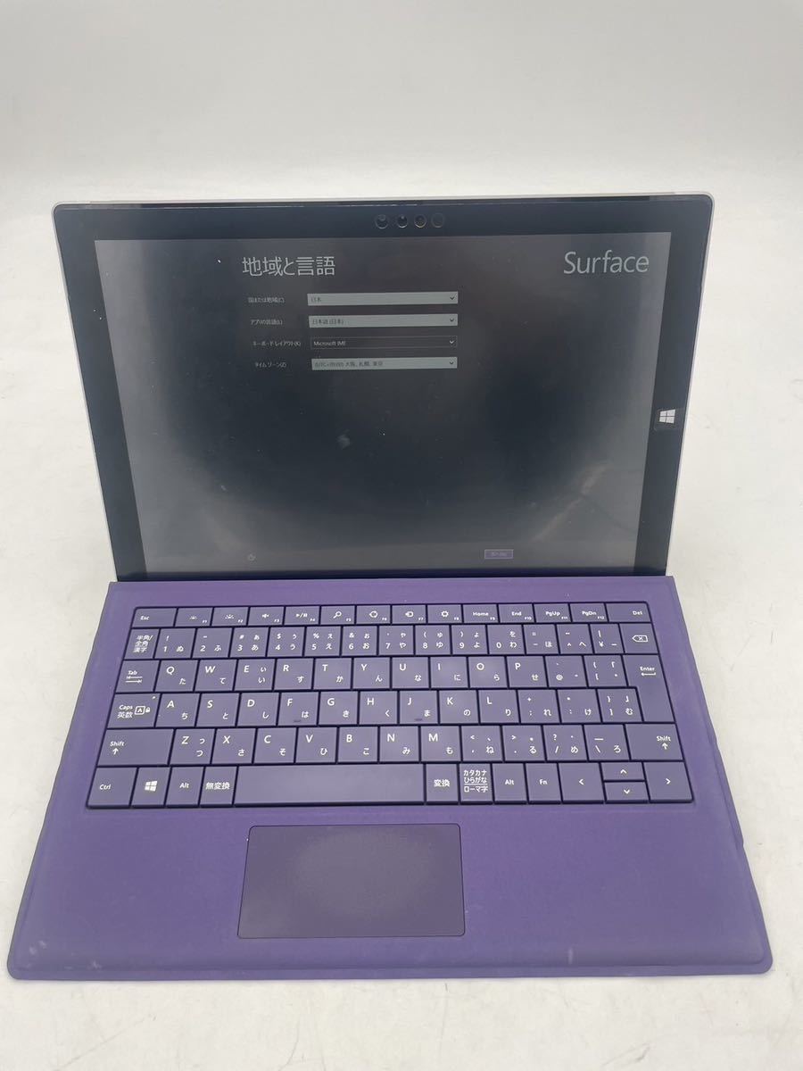 【やや傷や汚れあり】Microsoft Surface Windows8 Pro Core i5 3317U 1.70GHz/4GB/SSD128GB/ タブレットPC 初期化済 ...